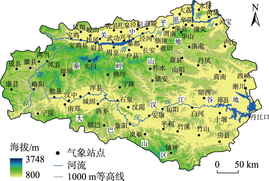 Qinling Mountains Map