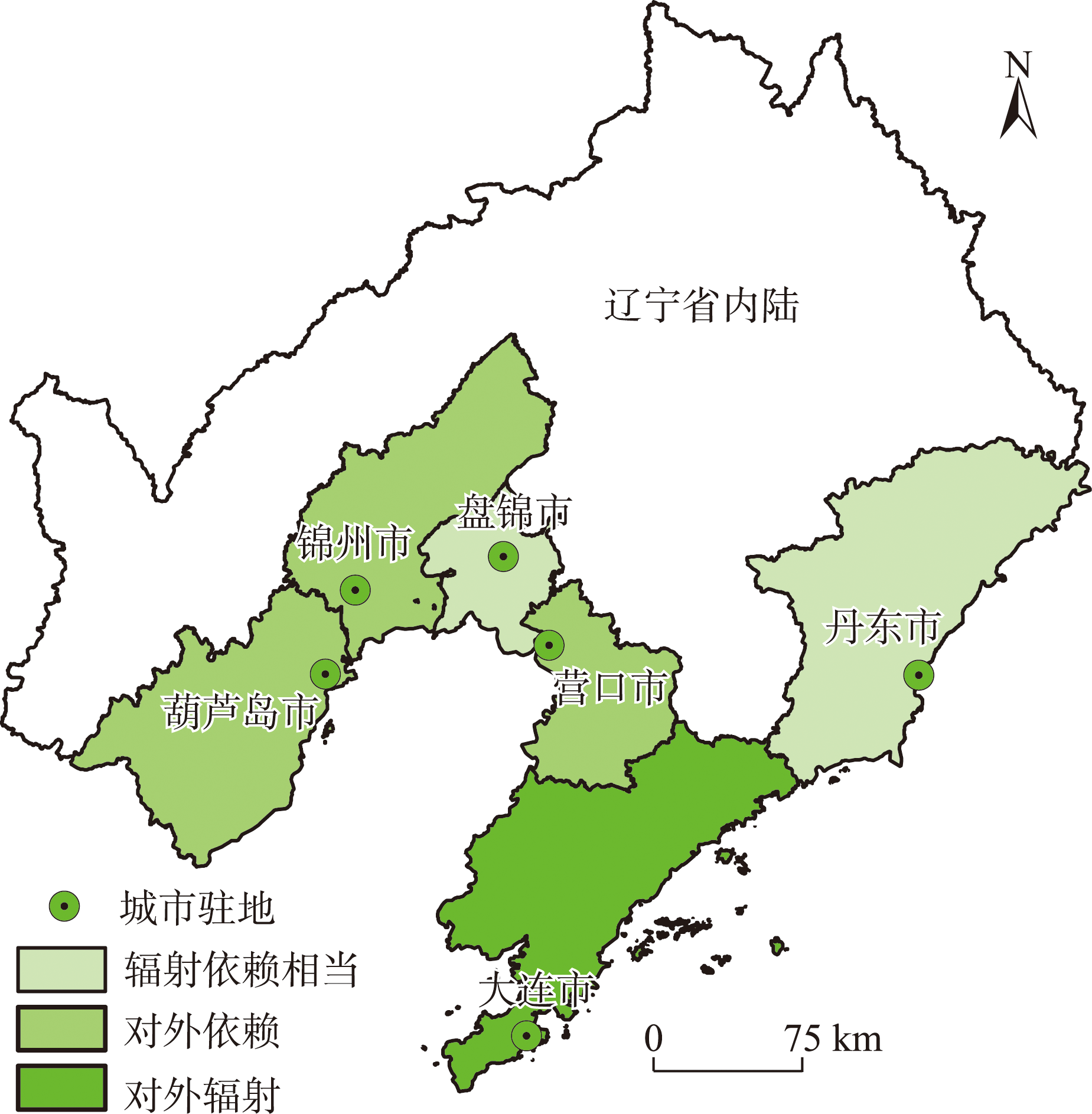 Spatial connection and radiation effect of regional high-quality ...