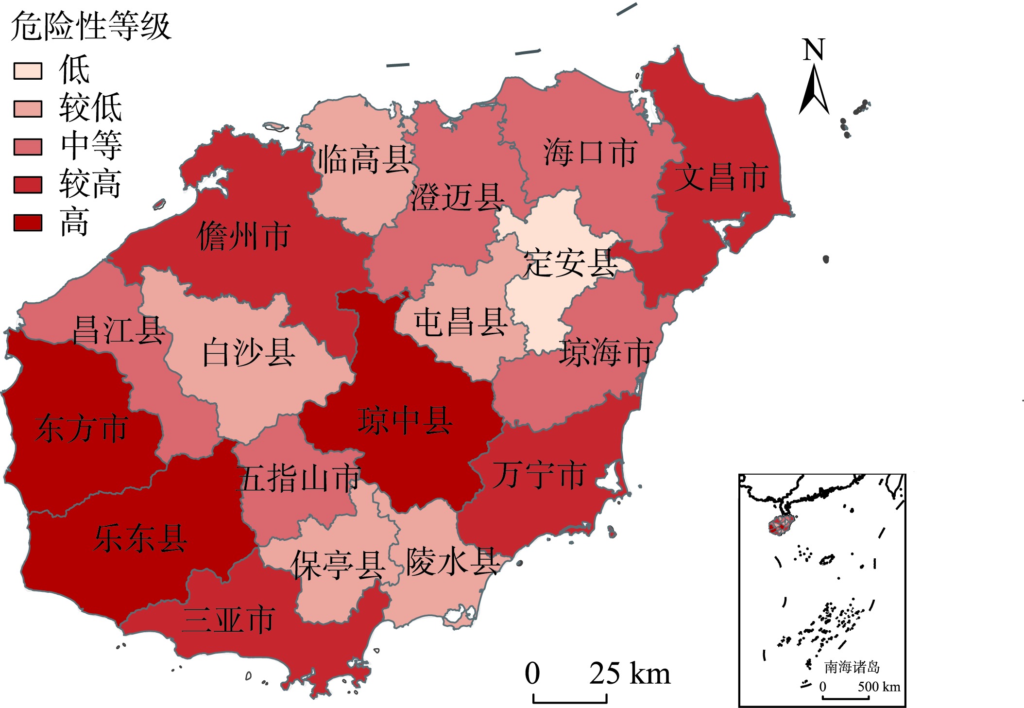 Evolution of landing typhoon characteristics and typhoon hazard in ...