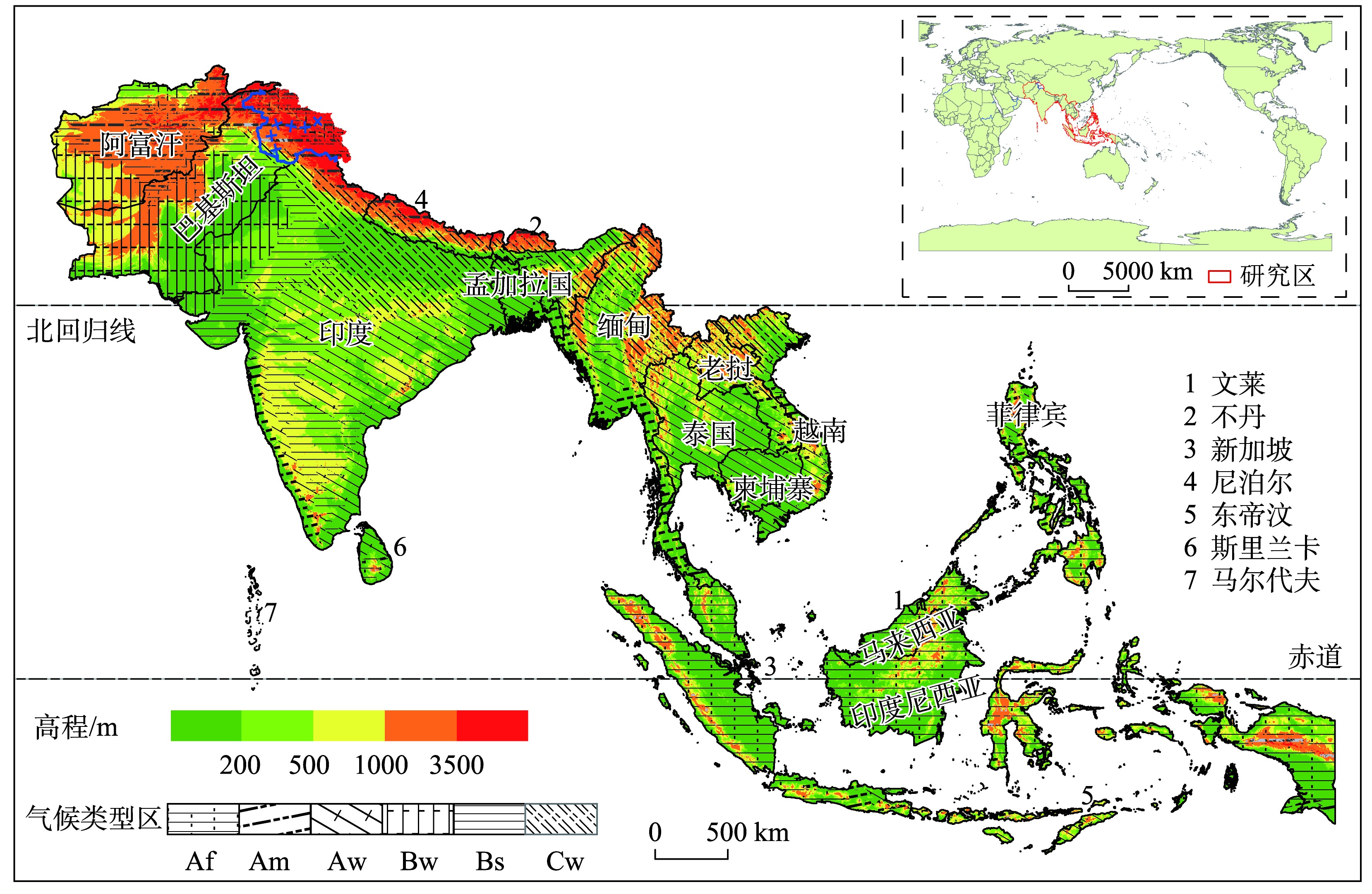 A CHELSA-based analysis of climate change characteristics and trends in ...